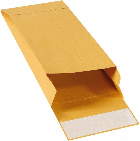 Made in USA - Natural Kraft Mailing Envelope: 5" Wide, 11" Long, 40 lb ...