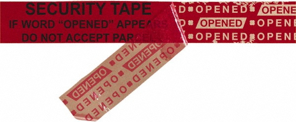 Tape Logic - Security Tape: 2" x 180', Red | MSC Direct