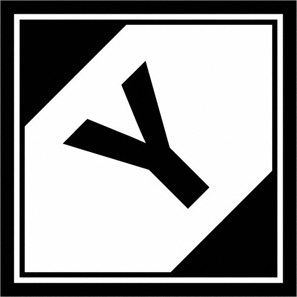 Tape Logic - Label Maker Label: Black & White, Paper, 4-1/4" OAL, 4-1/4 ...