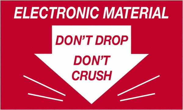 Tape Logic - Label Maker Label: Red & White, Paper, 5" OAL, 5" OAW, 500 ...