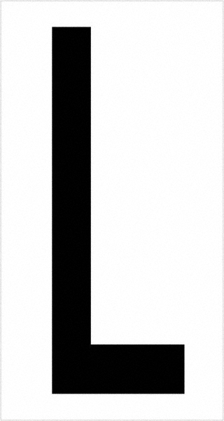 Tape Logic - Label Maker Label: Black & White, Vinyl, 3-1/2" OAL, 50 ...