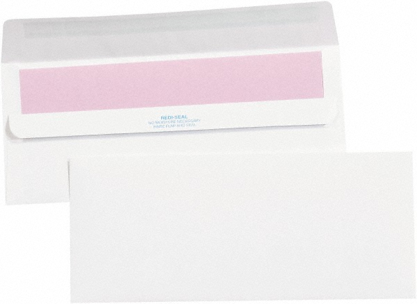 Made in USA - Plain White Mailing Envelope: 4-1/8" Wide, 9-1/2" Long ...