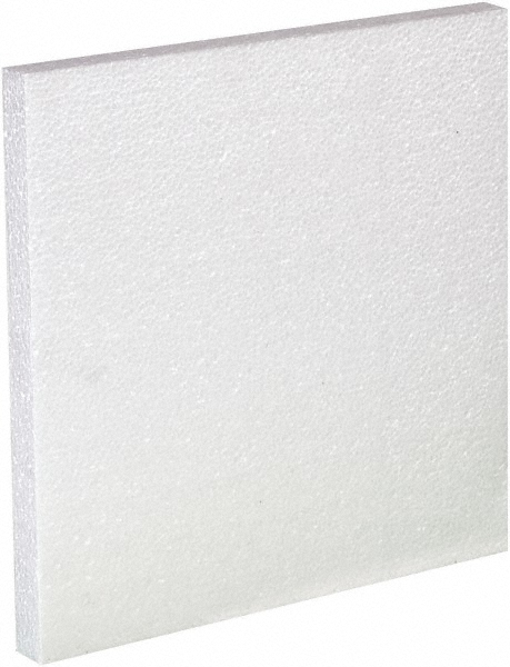 Made in USA - Polystyrene Foam Liner: 12" Wide, 12" Long, 1" High | MSC ...
