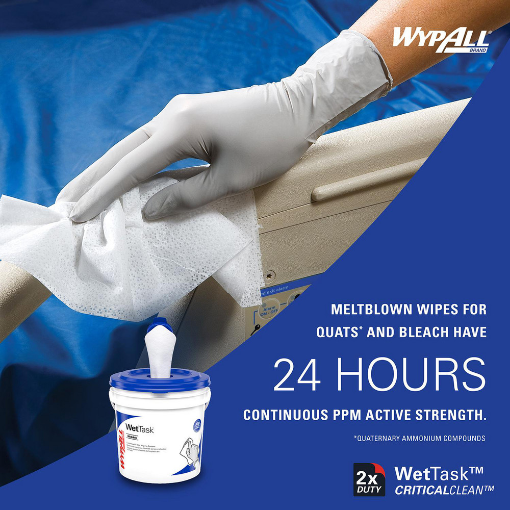 WypAll - CriticalClean™ WetTask™ Wipers for Bleach, Disinfectants, and ...