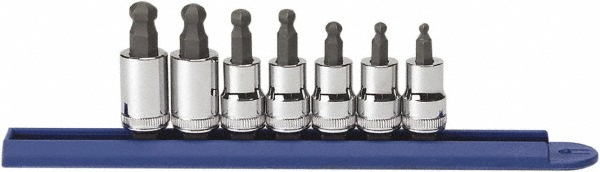 GEARWRENCH - 7 Piece 3/8" Drive Metric Hex Bit Socket Set - 39639034 ...