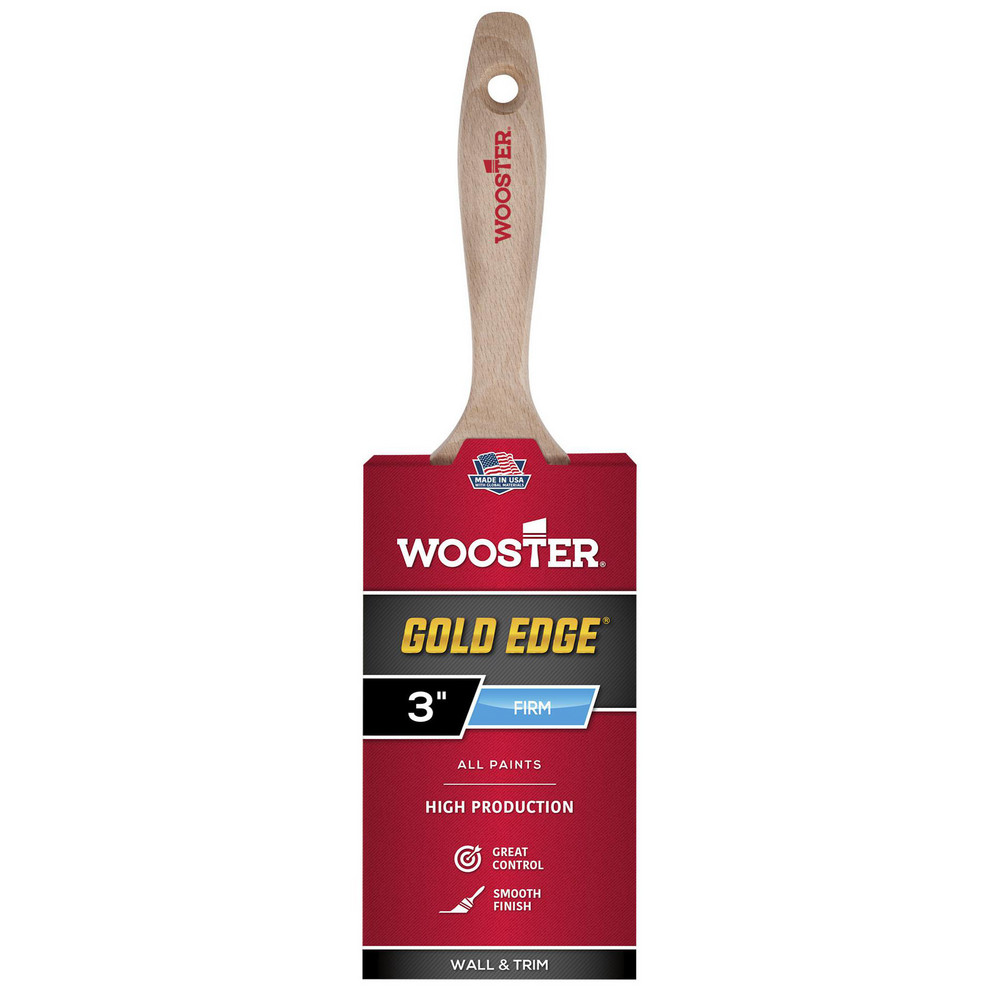 Wooster Brush - Paint Brush: 3" Wide, Polyester, Synthetic Bristle ...
