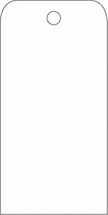 AccuformNMC - Accident Prevention Tag: Rectangle, 6" High, 3" Wide ...