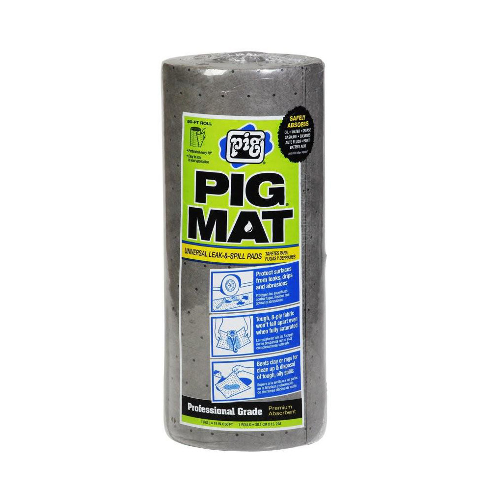 New Pig - Sorbent Mat: For Universal Use, Medium Weight, 50" Long, 15 ...
