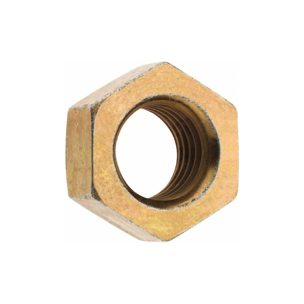 Made in USA - Hex Lock Nut: Distorted Thread Lock, 1/2-13, Grade C ...