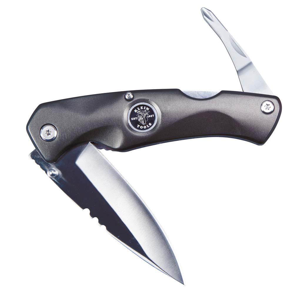 Klein Tools - 85.7" Blade, Straight Drop Point Folding Knife | MSC Direct