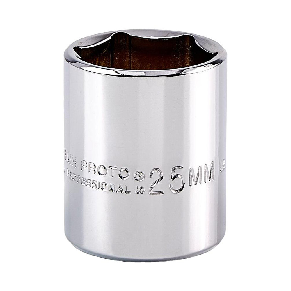 Proto - Standard Hand Socket: 1/2" Drive, 25.00 mm Socket, 6-Point ...