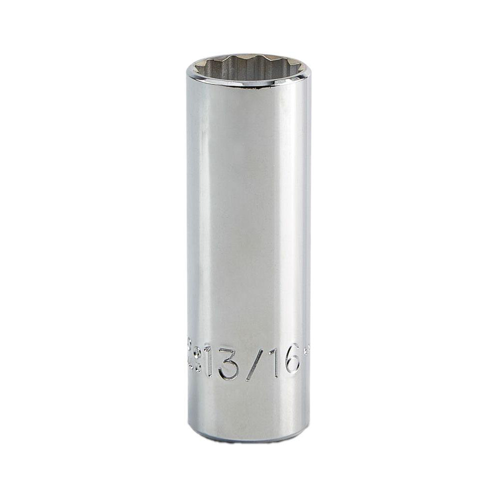 Proto - Deep Hand Socket: 1/2" Drive, 13/16" Socket, 12-Point | MSC Direct