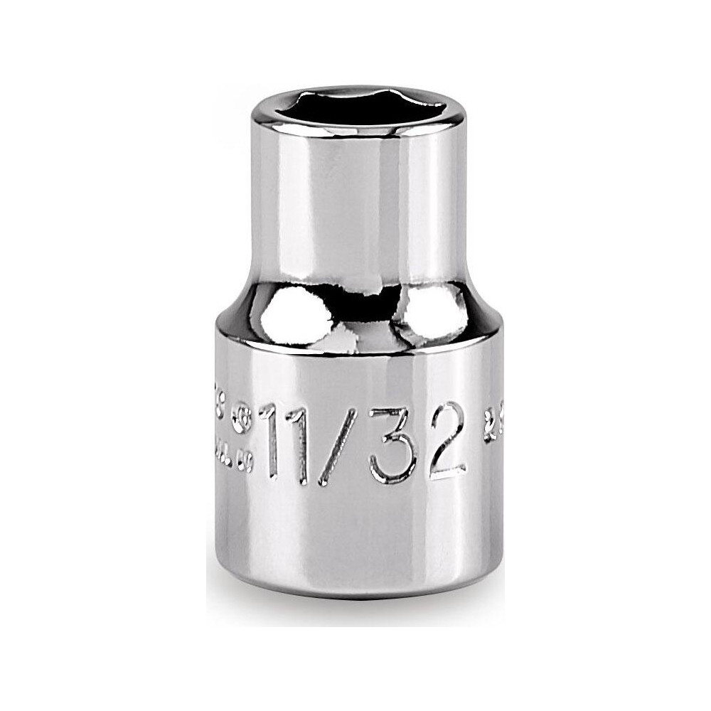 Proto - Standard Hand Socket: 3/8" Drive, 11/32" Socket, 6-Point | MSC ...