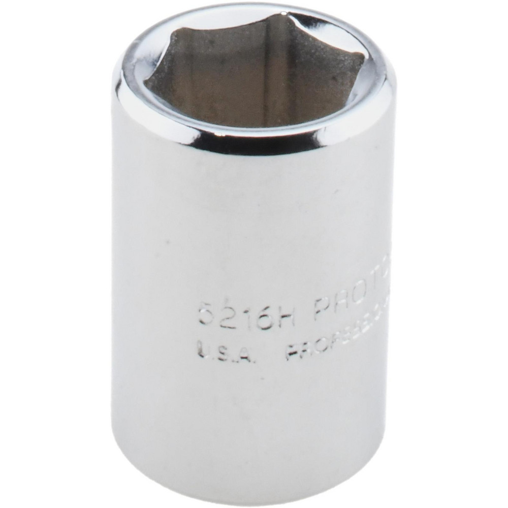 Proto - Standard Hand Socket: 3/8" Drive, 1/2" Socket, 6-Point | MSC Direct
