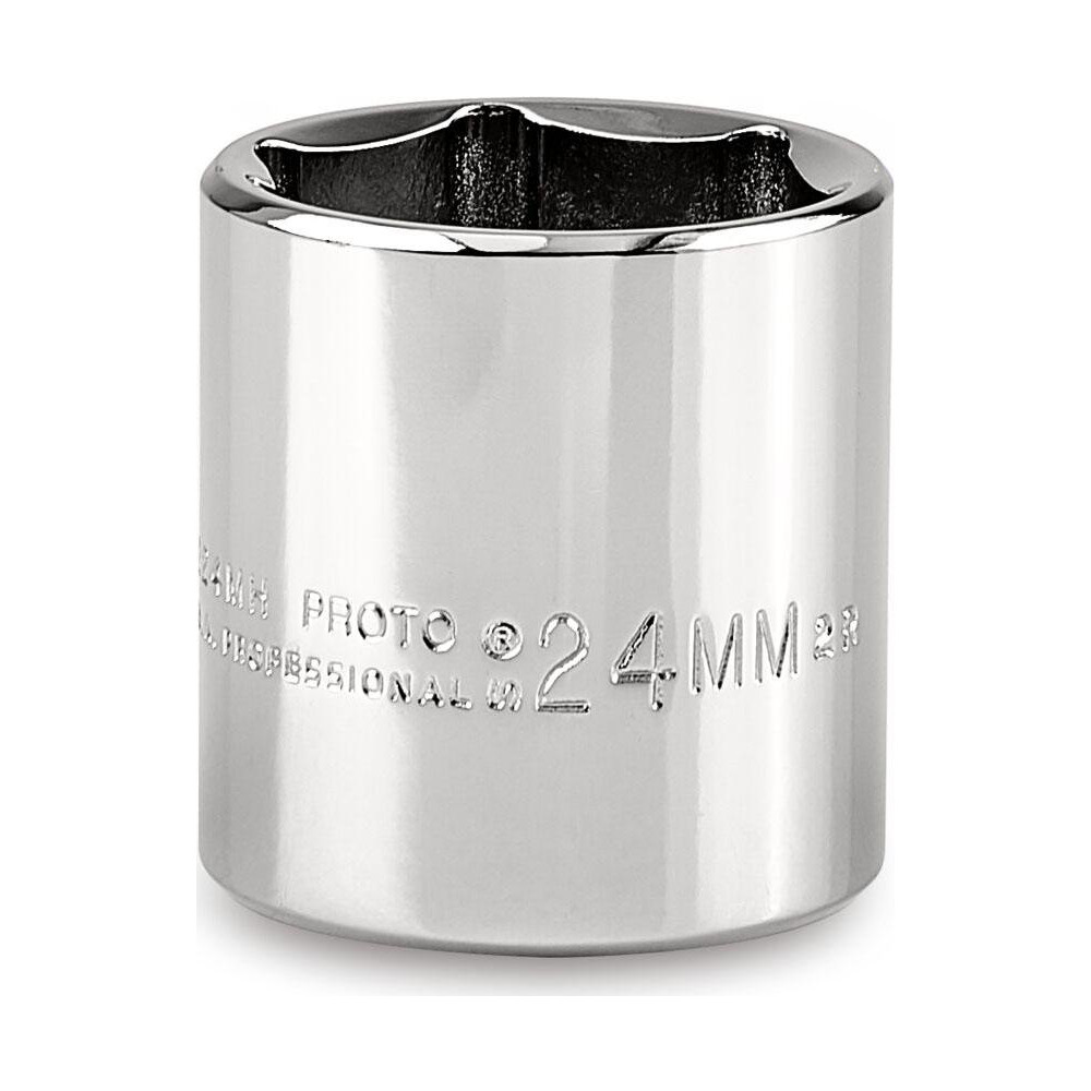 Proto - Standard Hand Socket: 3/8" Drive, 24.00 mm Socket, 6-Point ...