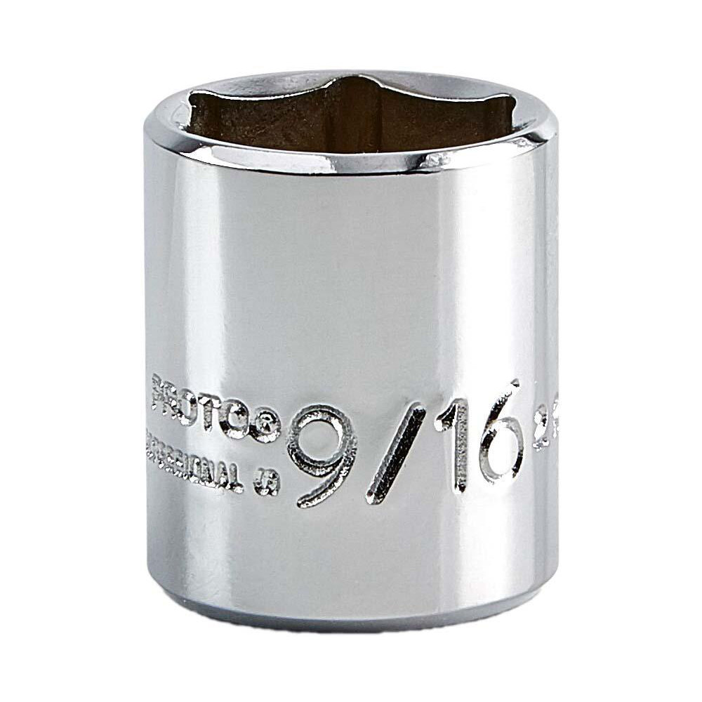 Proto - Standard Hand Socket: 1/4" Drive, 9/16" Socket, 6-Point | MSC ...