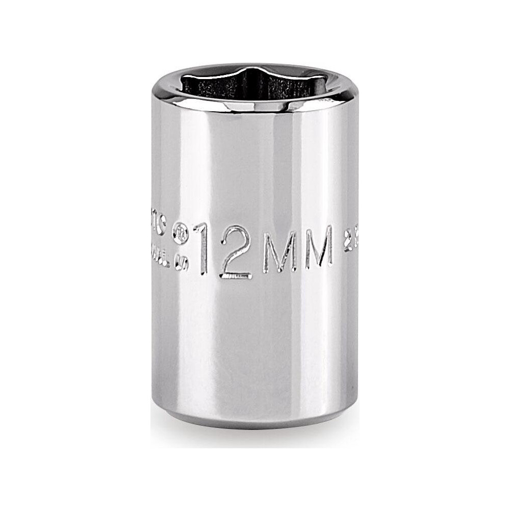Proto - Standard Hand Socket: 3/8" Drive, 12.00 mm Socket, 6-Point ...