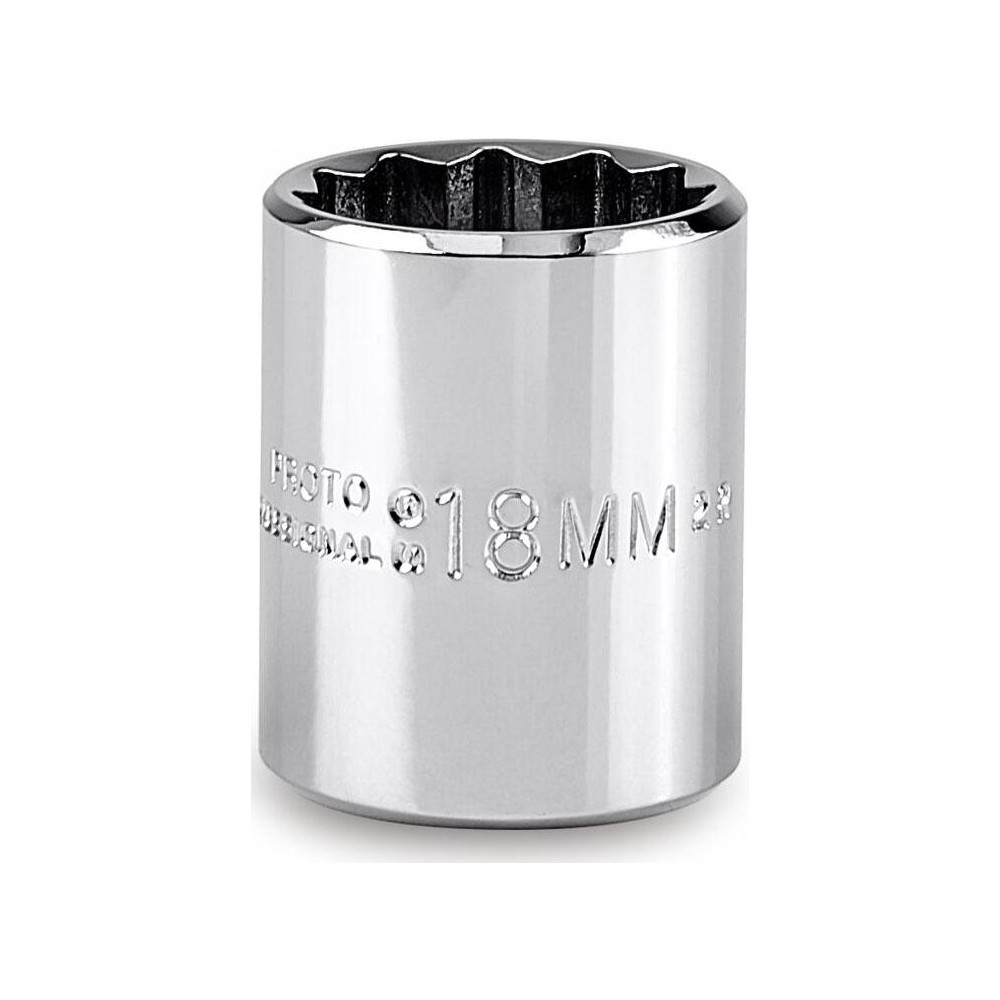Proto - Flex Hand Socket: 3/8" Drive, 18.00 mm Socket, 12-Point | MSC ...