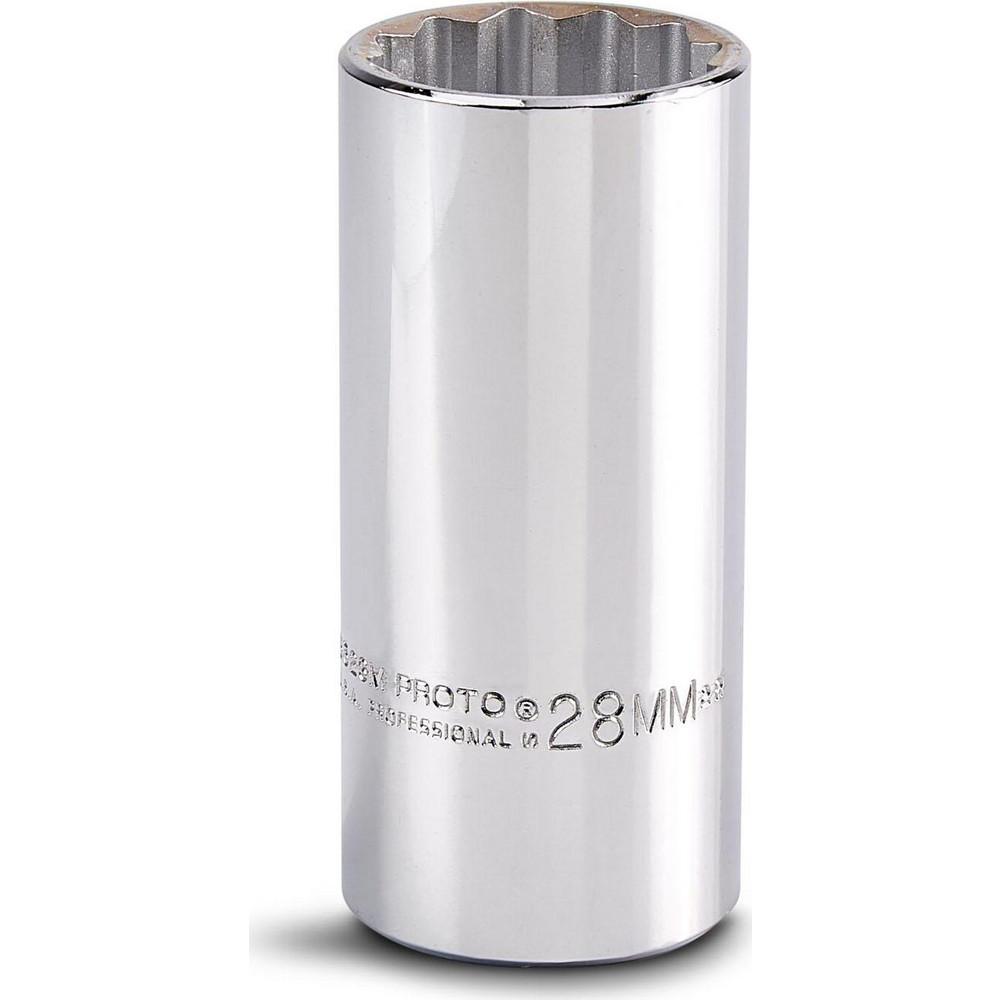 Proto - Deep Hand Socket: 1/2" Drive, 11.00 mm Socket, 6-Point | MSC Direct