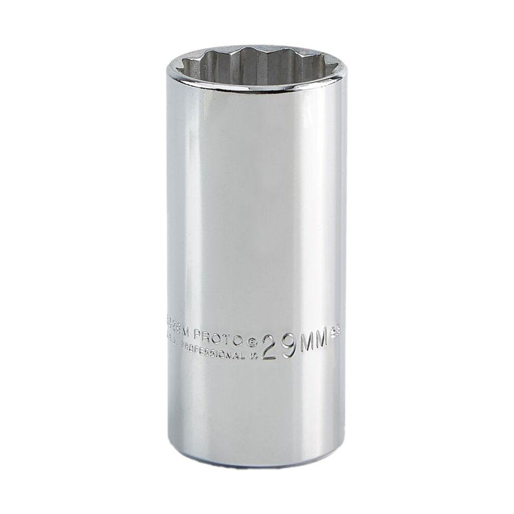 Proto - Deep Hand Socket: 1/2" Drive, 29.00 mm Socket, 12-Point | MSC ...