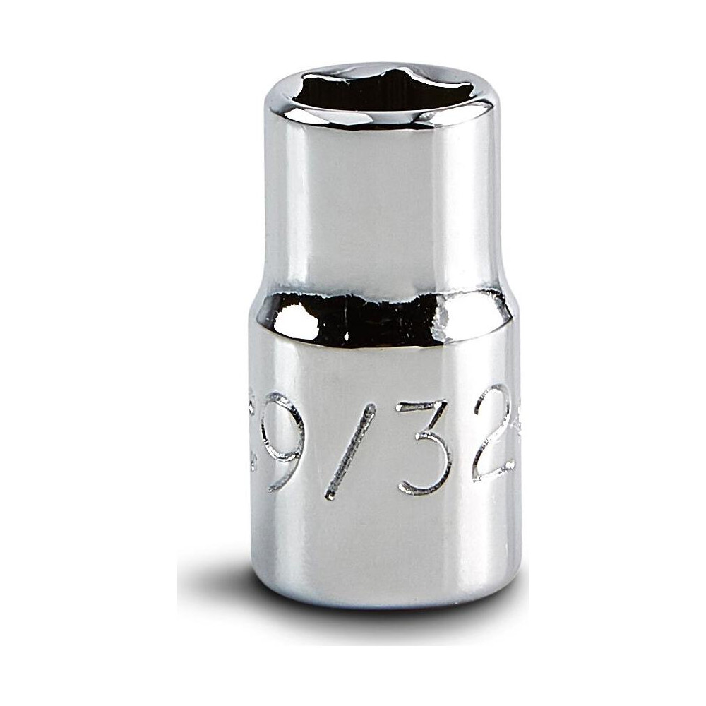 Proto - Standard Hand Socket: 1/4" Drive, 9/32" Socket, 6-Point | MSC ...