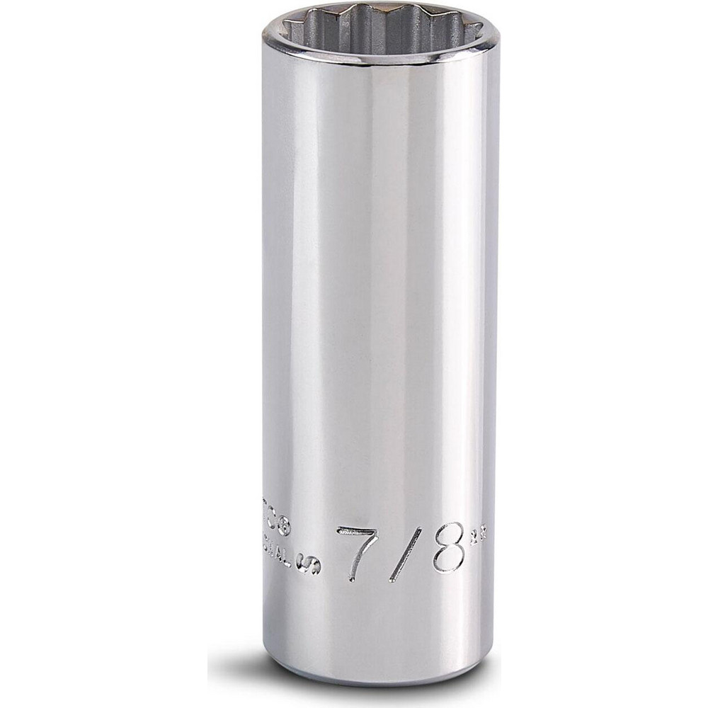 Proto - Deep Hand Socket: 1/2" Drive, 7/8" Socket, 12-Point | MSC Direct