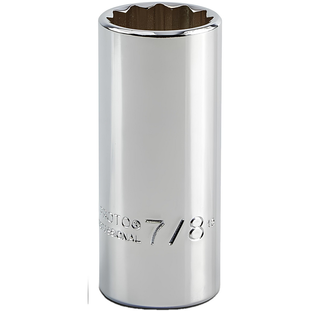 Proto - Deep Hand Socket: 3/8" Drive, 7/8" Socket, 12-Point | MSC Direct