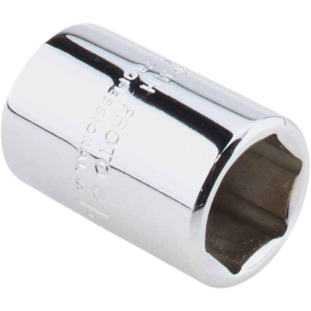 Proto Standard Hand Socket: 3/8" Drive, 13.00 mm Socket, 6-Point ...