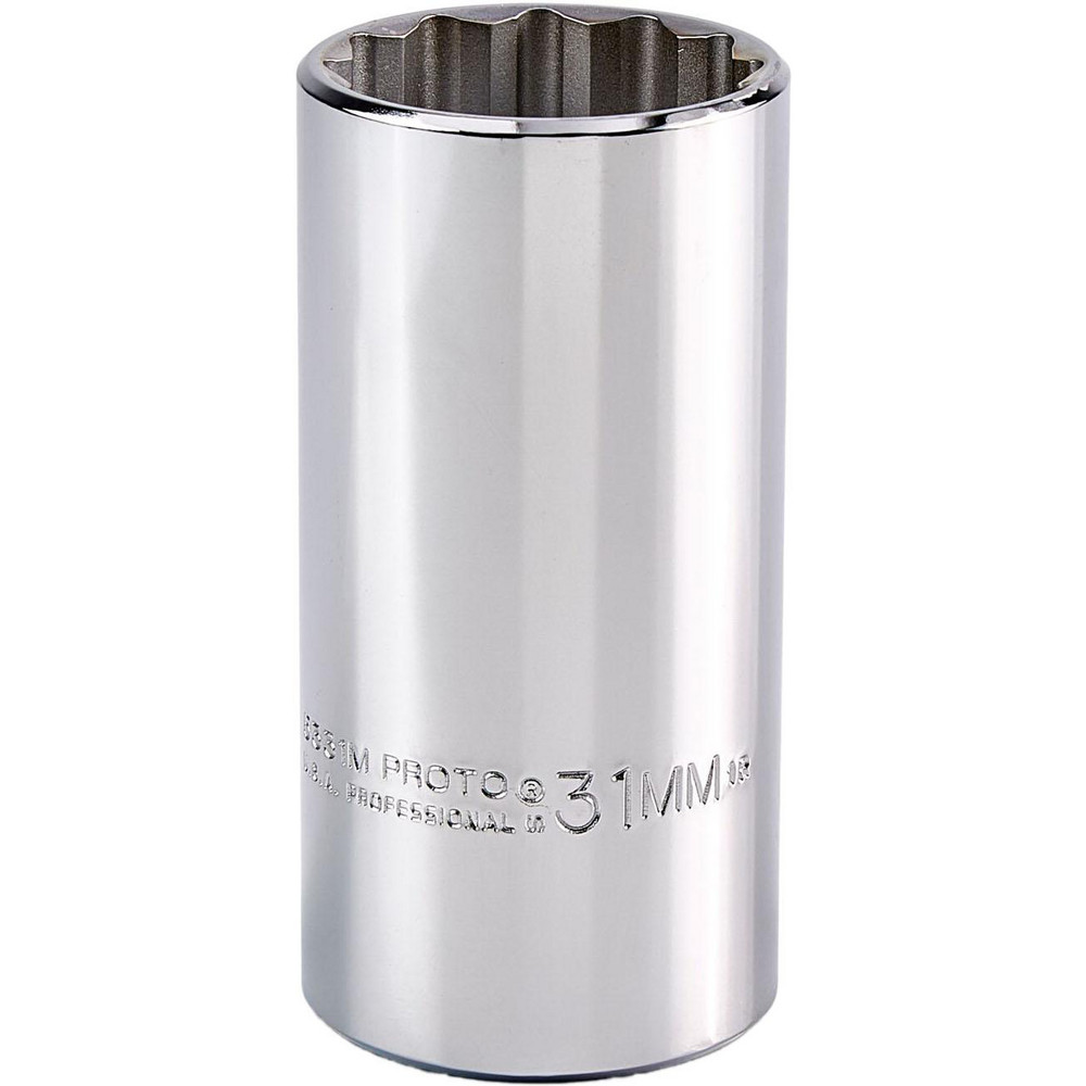 Proto - Deep Hand Socket: 1/2" Drive, 31.00 mm Socket, 12-Point | MSC ...