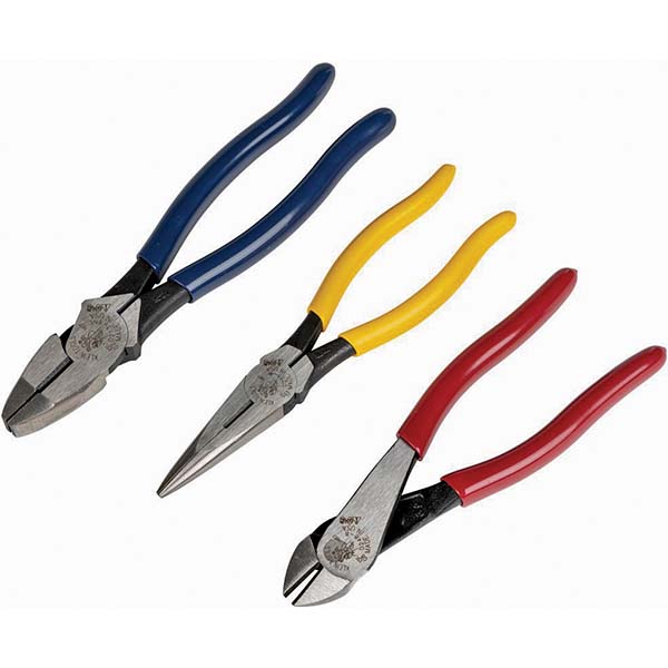 Klein Tools - Plier Set: 3 Pc, Diagonal Pliers | MSC Direct