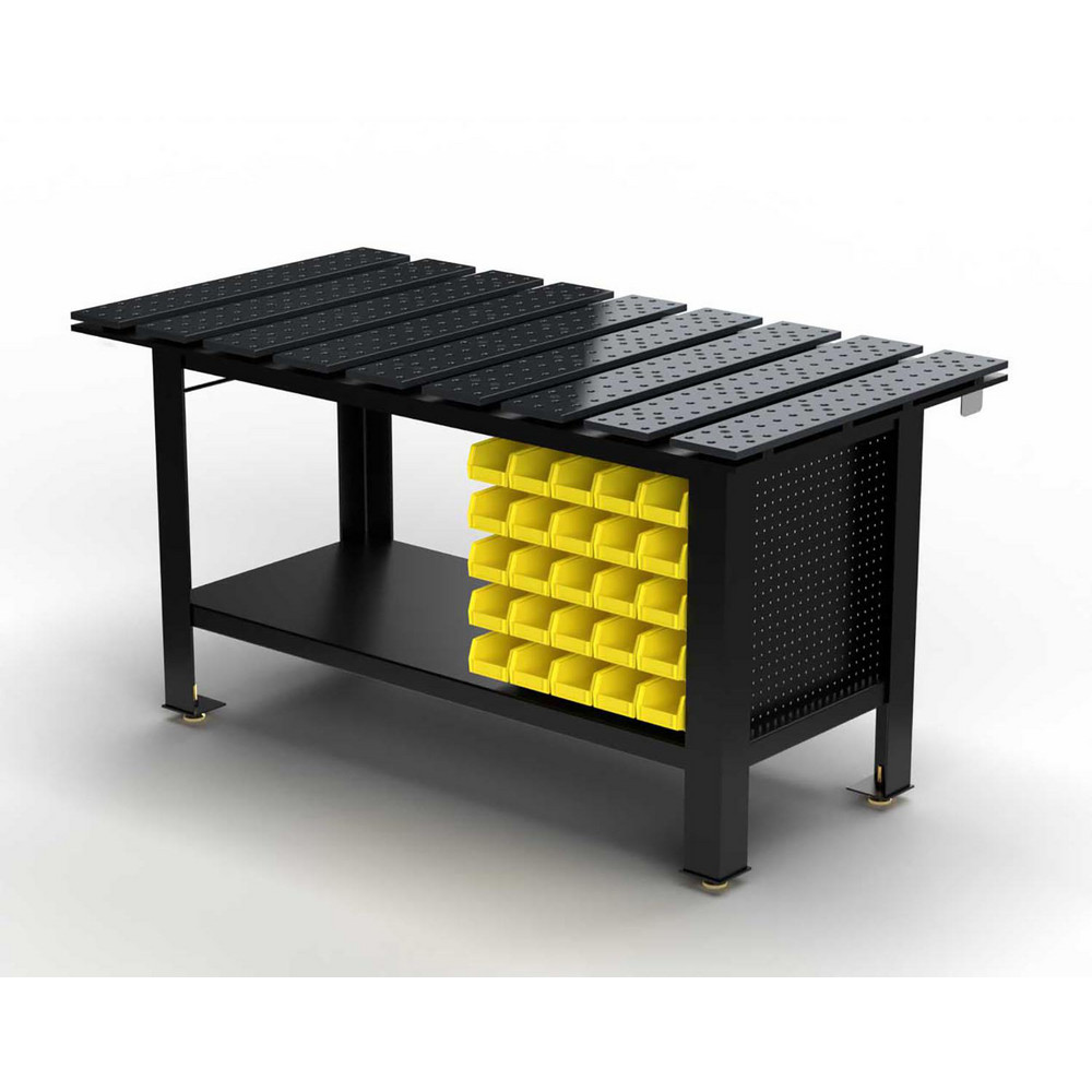 Strong Hold - Stationary Industrial Workstation: 70" Wide, 30" Deep, 37 ...