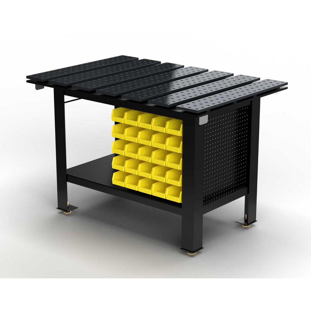 Strong Hold - Stationary Industrial Workstation: 54" Wide, 30" Deep, 37 ...