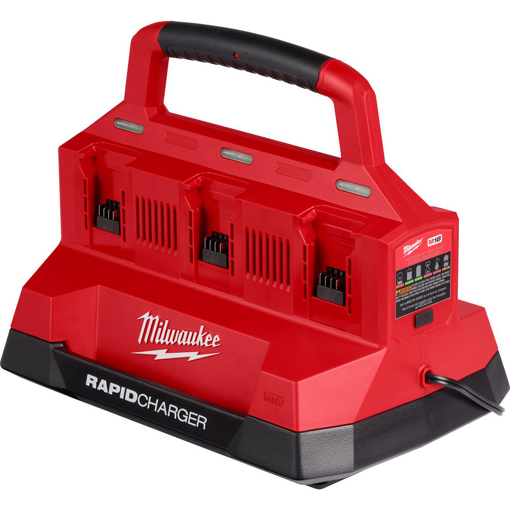Milwaukee Tool - M18™ Six Bay Rapid Charger w/ PACKOUT™ Compatibility ...