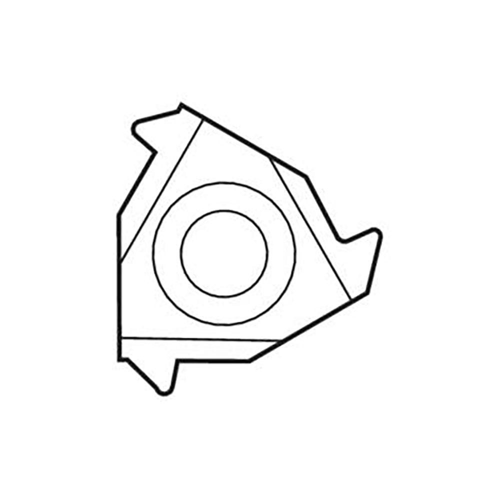 Seco - Laydown Threading Insert: 16NR 12ASB 45/7 CP500, Carbide | MSC ...