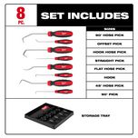 Milwaukee Tool - Scribe & Probe Sets; Type: Hook & Pick Scriber Set; Number of Pieces: 8.000 ...
