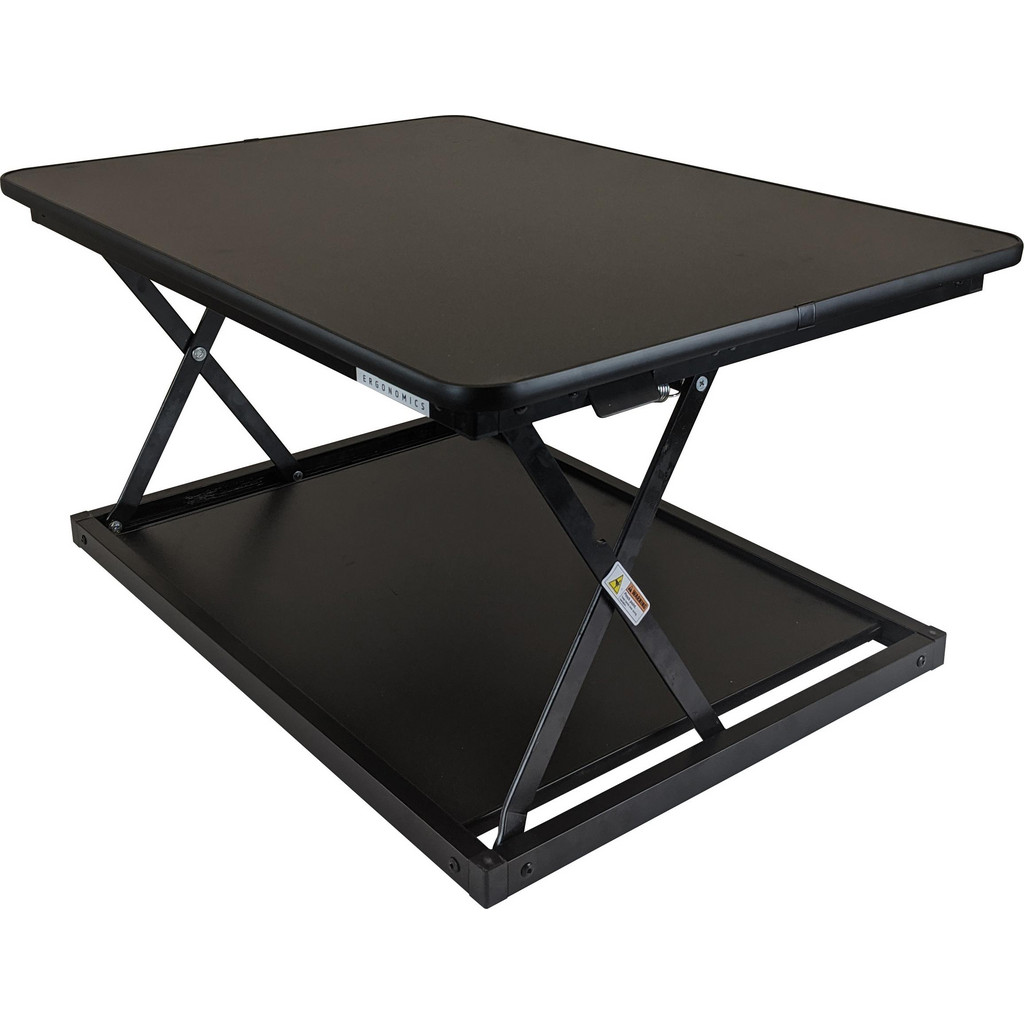Uncaged Ergonomics - Sit-to-Stand Table Desk: Black | MSC Direct