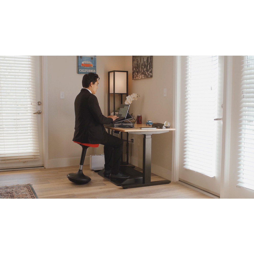 Uncaged Ergonomics - Stationary Stools; Type: Sit-Stand Stool; Sit Stand Stool; Adjustable ...