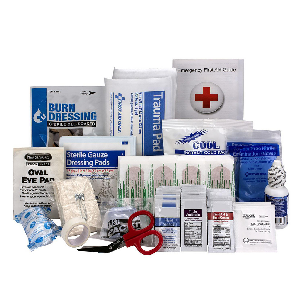 First Aid Only - 94 Pc Industrial & First Aid First Aid Kit for 25 ...