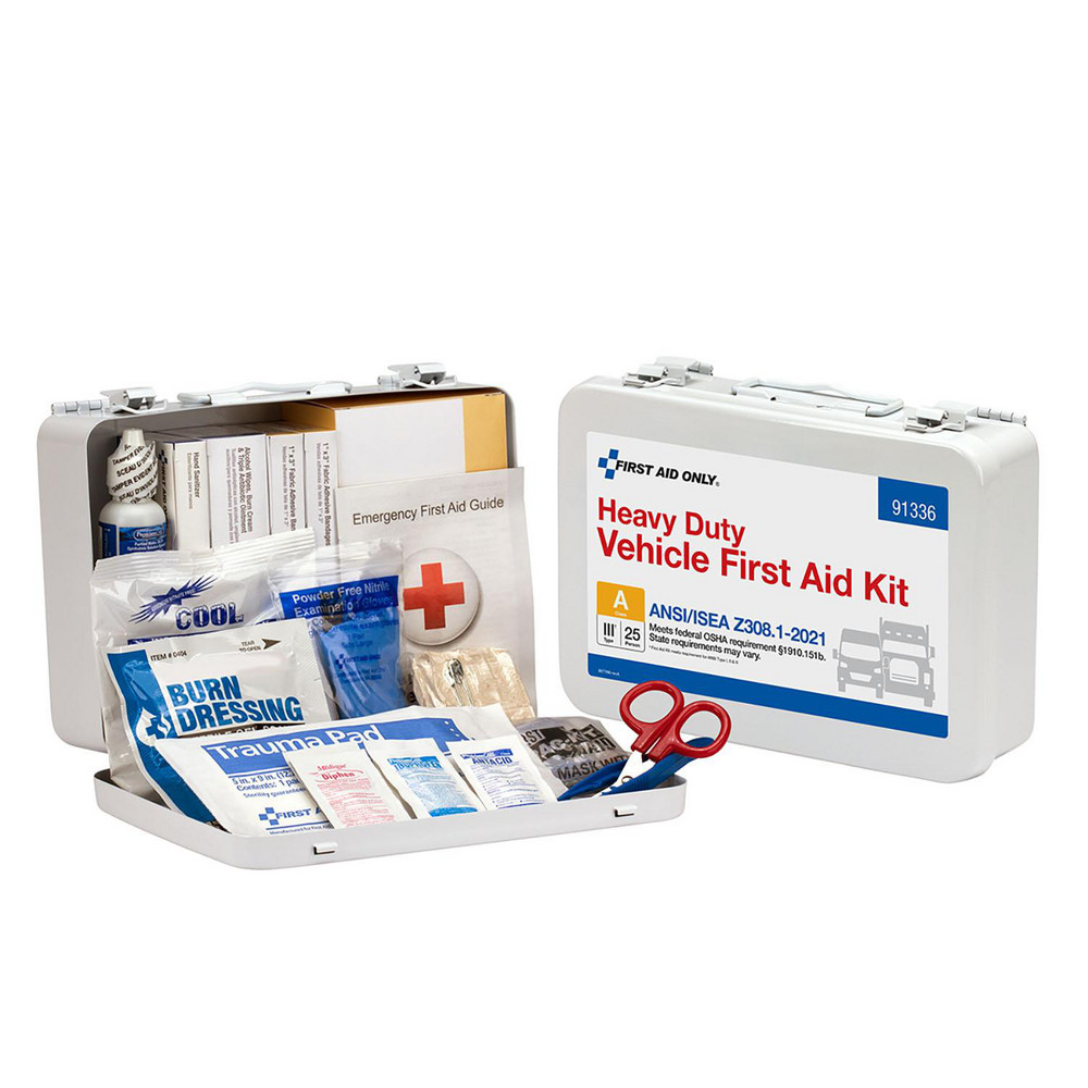 First Aid Only - 115 Pc Industrial & First Aid First Aid Kit for 25 ...
