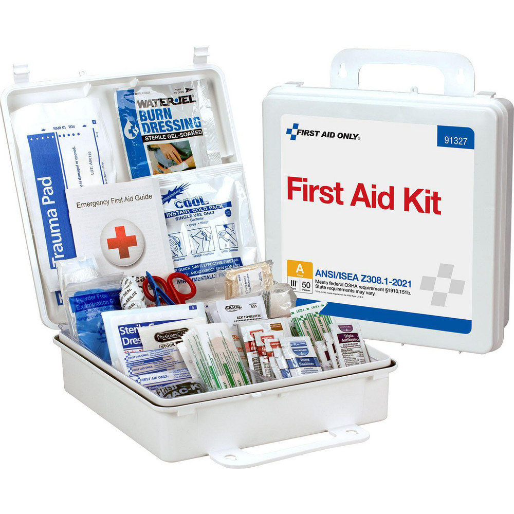 First Aid Only - 184 Pc Industrial & First Aid First Aid Kit for 50 ...