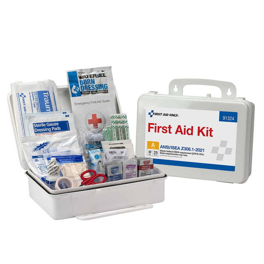First Aid Only - 94 Pc Industrial & First Aid First Aid Kit for 25 ...