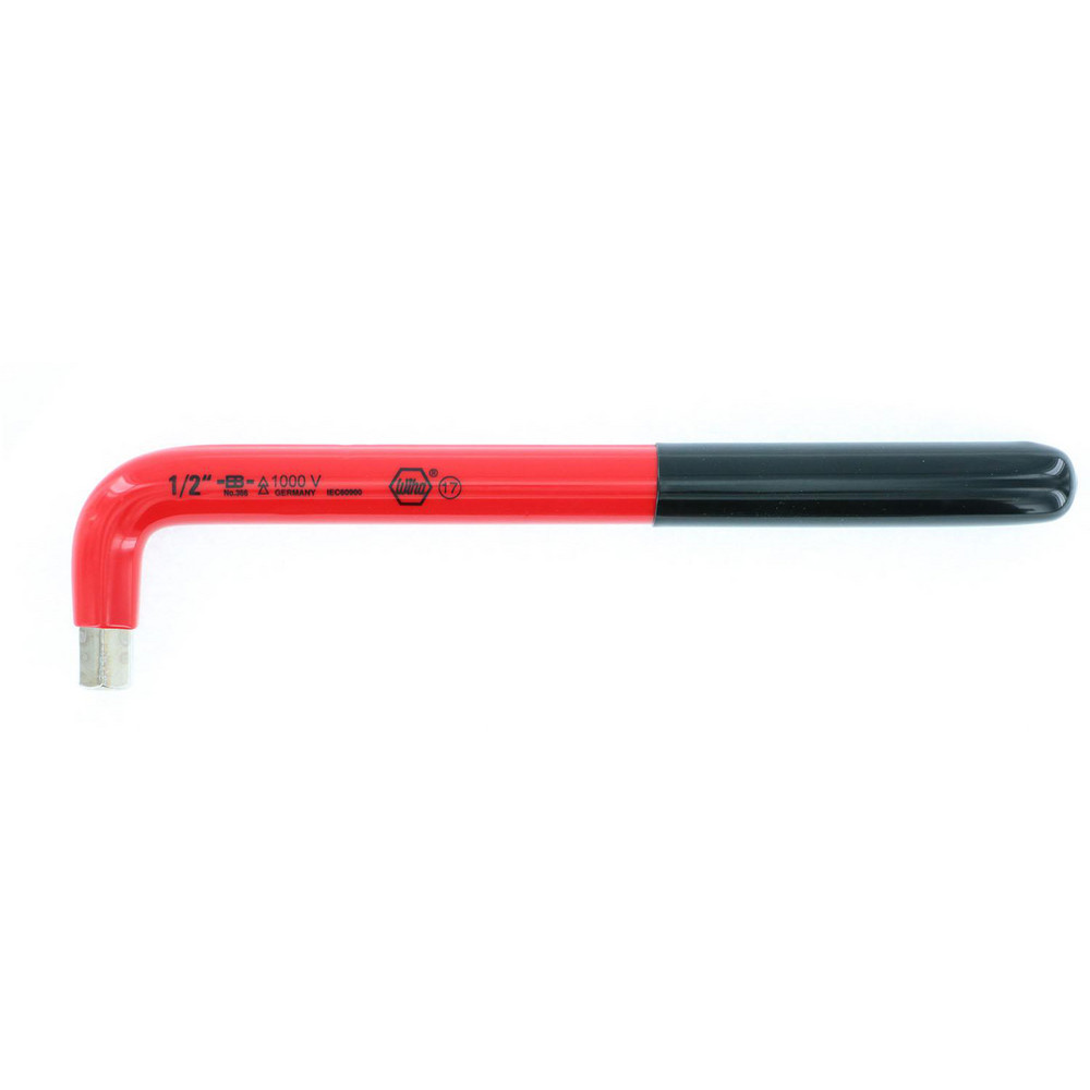 Wiha - L-Handle Hex Key: 1/2", Hex End, Long Arm | MSC Direct