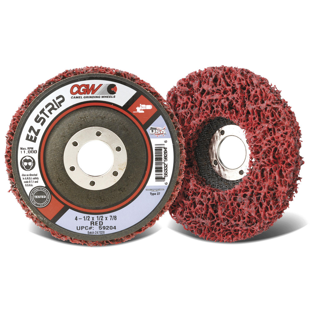 CGW Abrasives - Deburring Disc: 7" Dia, 7/8" Hole, Very Coarse Grade ...