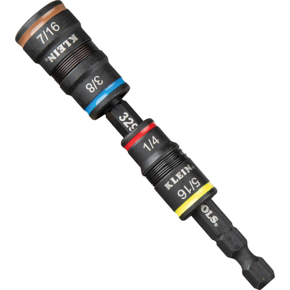 Klein Tools - Bit Screwdrivers: Type: Mini-Ratchet Bit Kit, Magnetic ...