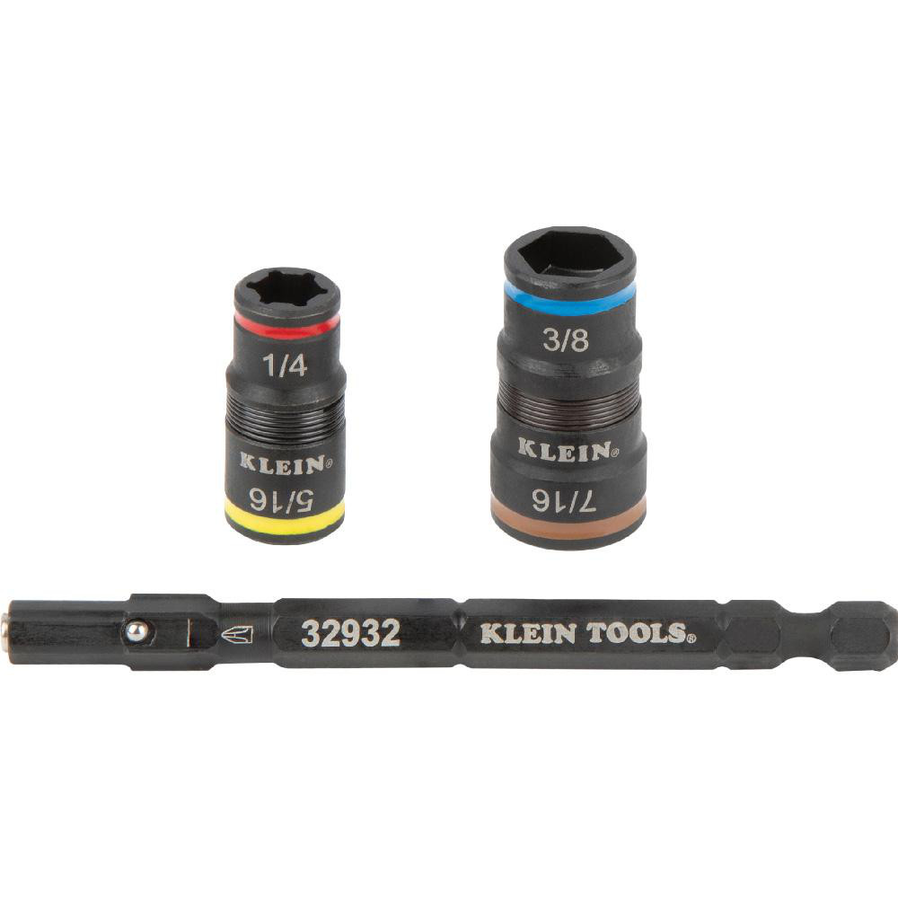Klein Tools - Bit Screwdrivers: Type: Mini-Ratchet Bit Kit, Magnetic ...