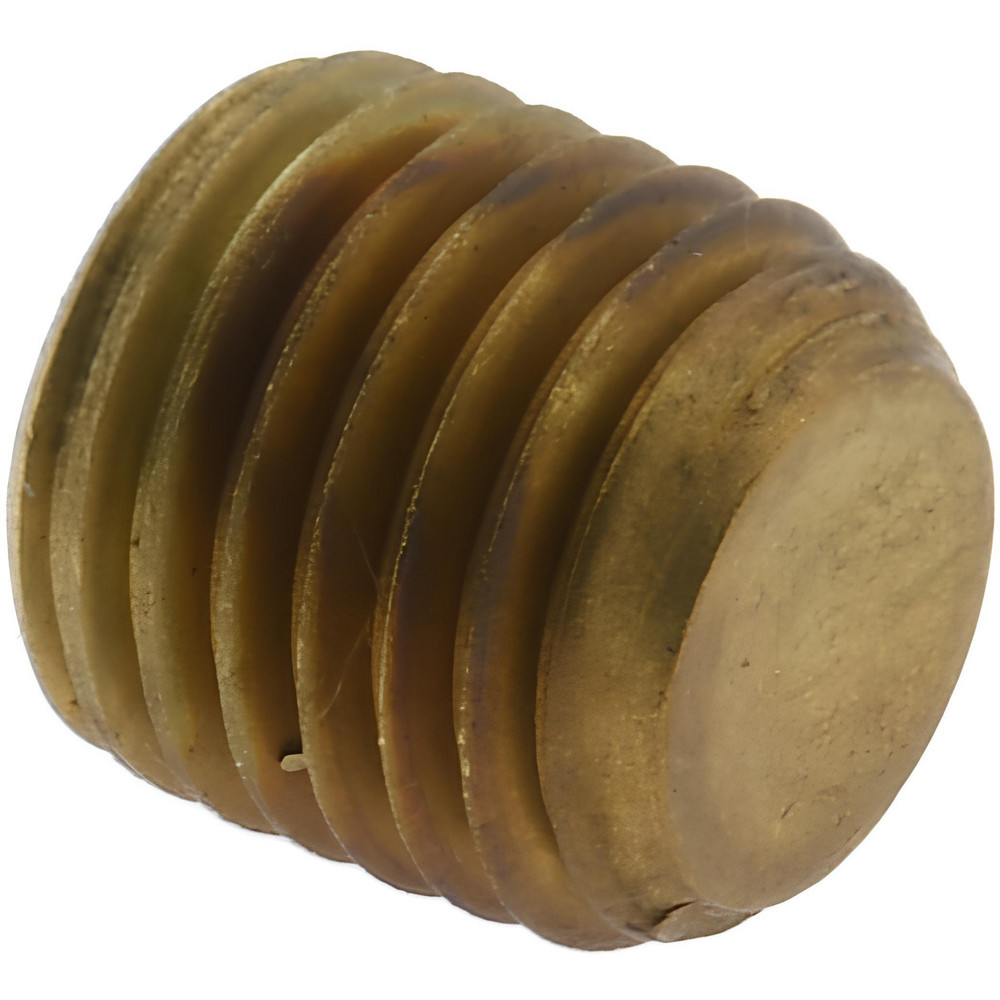 Made in USA - Socket Pressure Plug: 1/16-27 Thread, Brass | MSC Direct