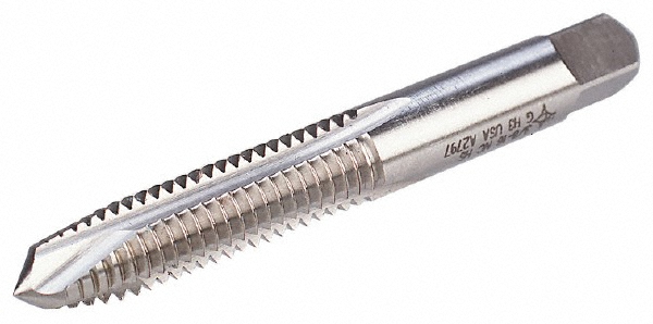 Cleveland - 1/4-20 UNC 2 Flute Bright Finish High Speed Steel Spiral ...