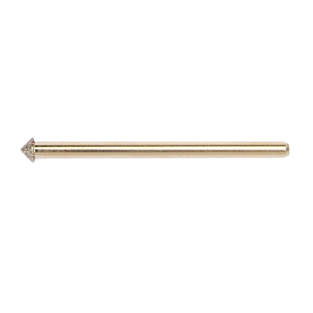 Norton - 3/16 x 1/8 x 2 In. cBN Electroplated Cone Tool 100/120 Grit 90 ...