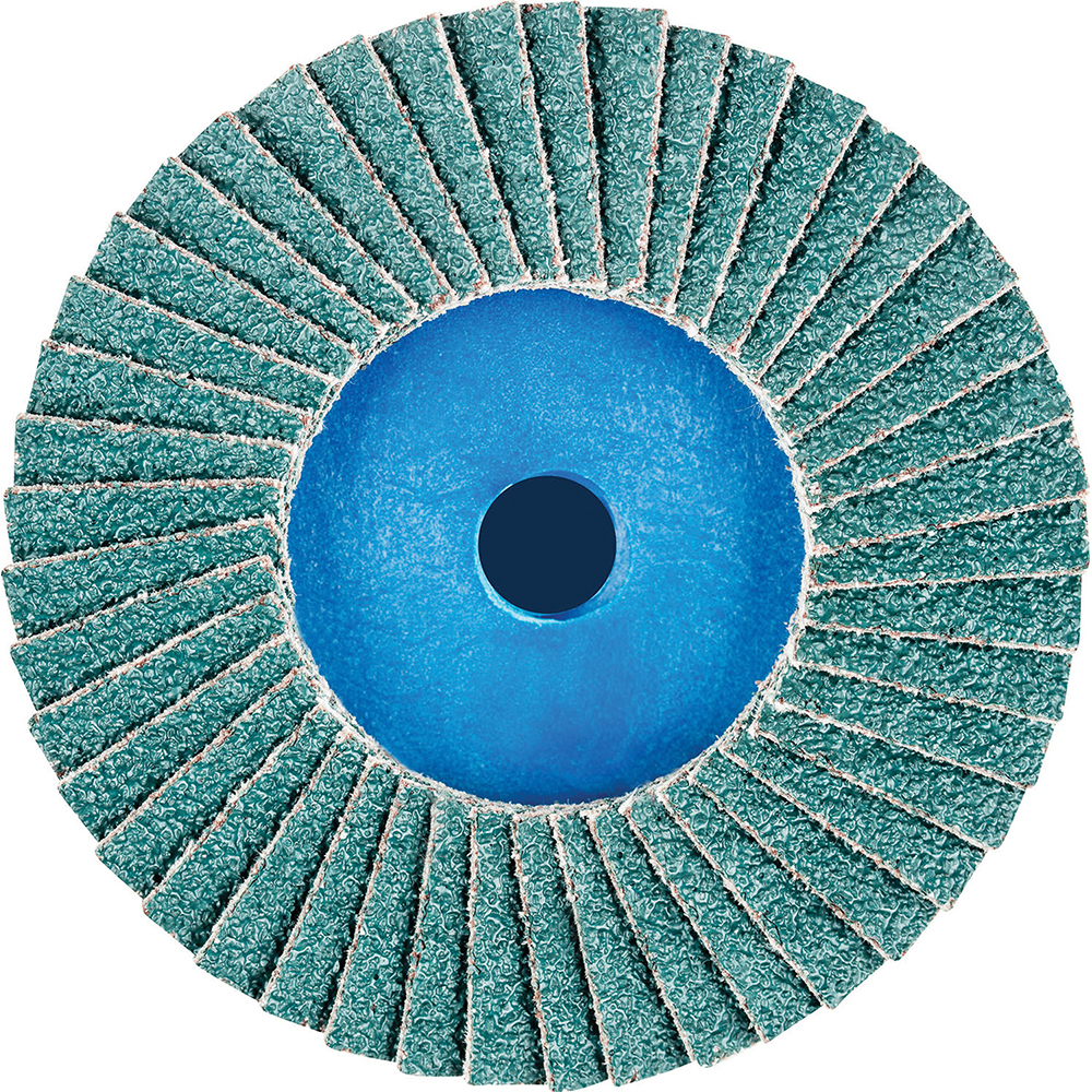 PFERD - Flap Disc: 3" Dia, 40 Grit, Zirconia Alumina, Type 27 | MSC Direct