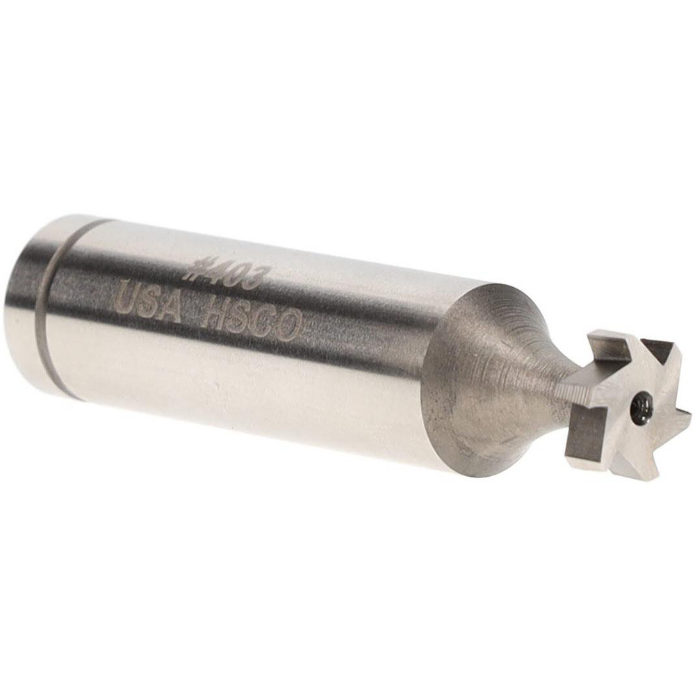 Made in USA - Woodruff Keyseat Cutter: 3/8" Cut Dia, 1/8" Cut Width, 1/ ...